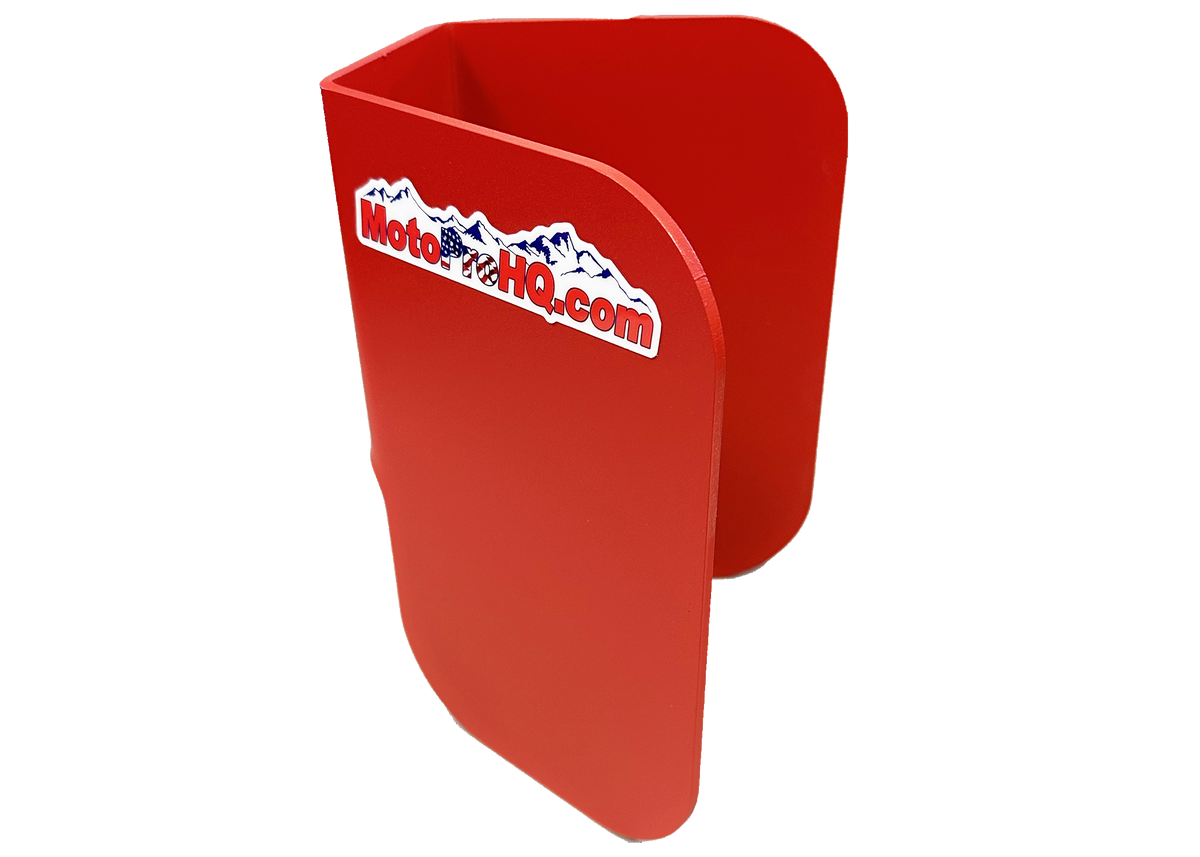 L-Track Motorcycle Wheel Chock | EZ Chock - Floor Mount